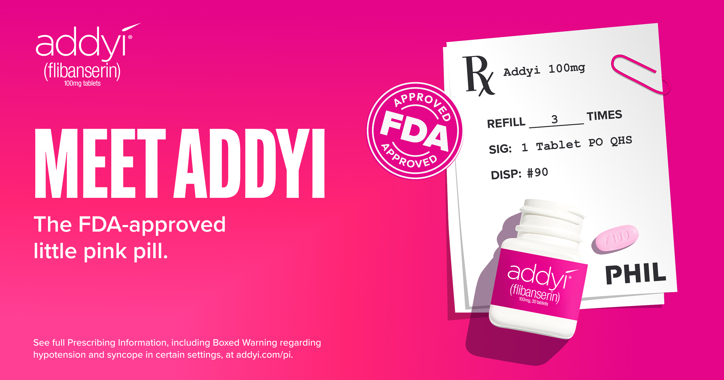 Addyi® (flibanserin) | Official Site for Healthcare Providers